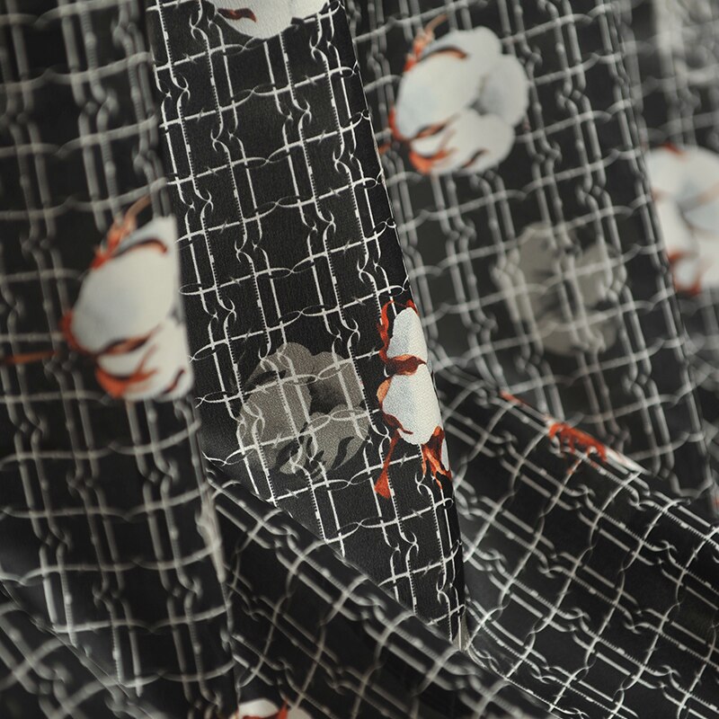 100% mulberry silk double joe fabric cloth per met... – Grandado