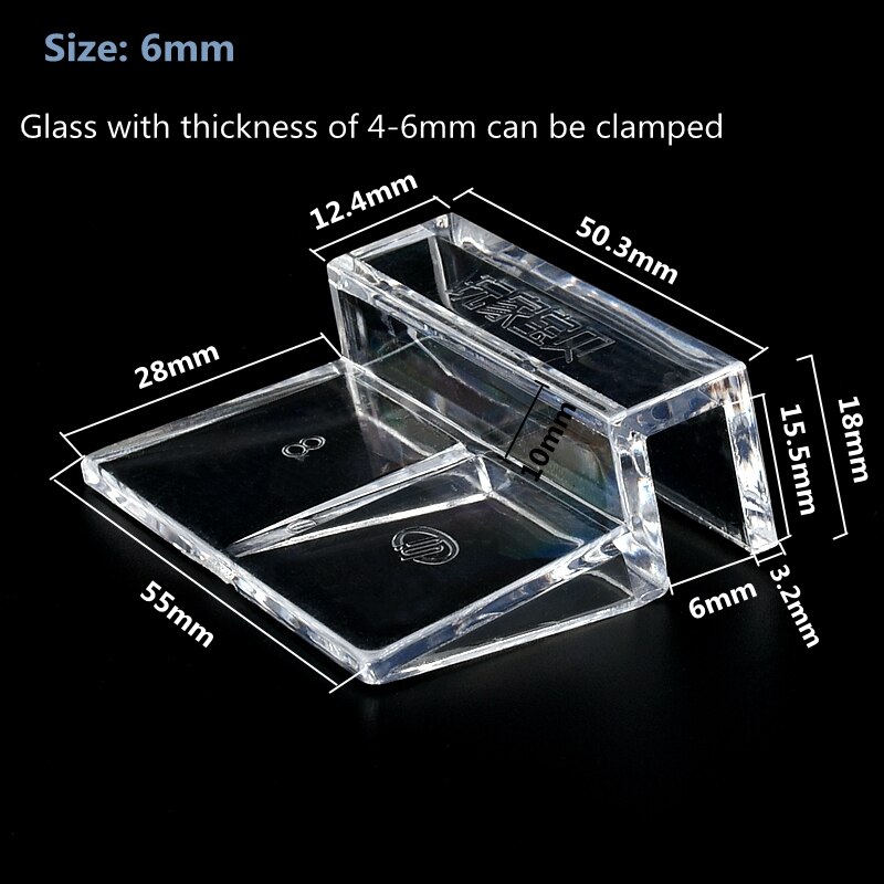 2-10pcs 8-12mm Transparent Aquarium Cover Plate Br... – Grandado