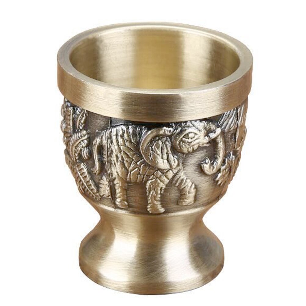 1Pc Vintage Whiskey Shot Glass Animal Embossed Win... – Grandado