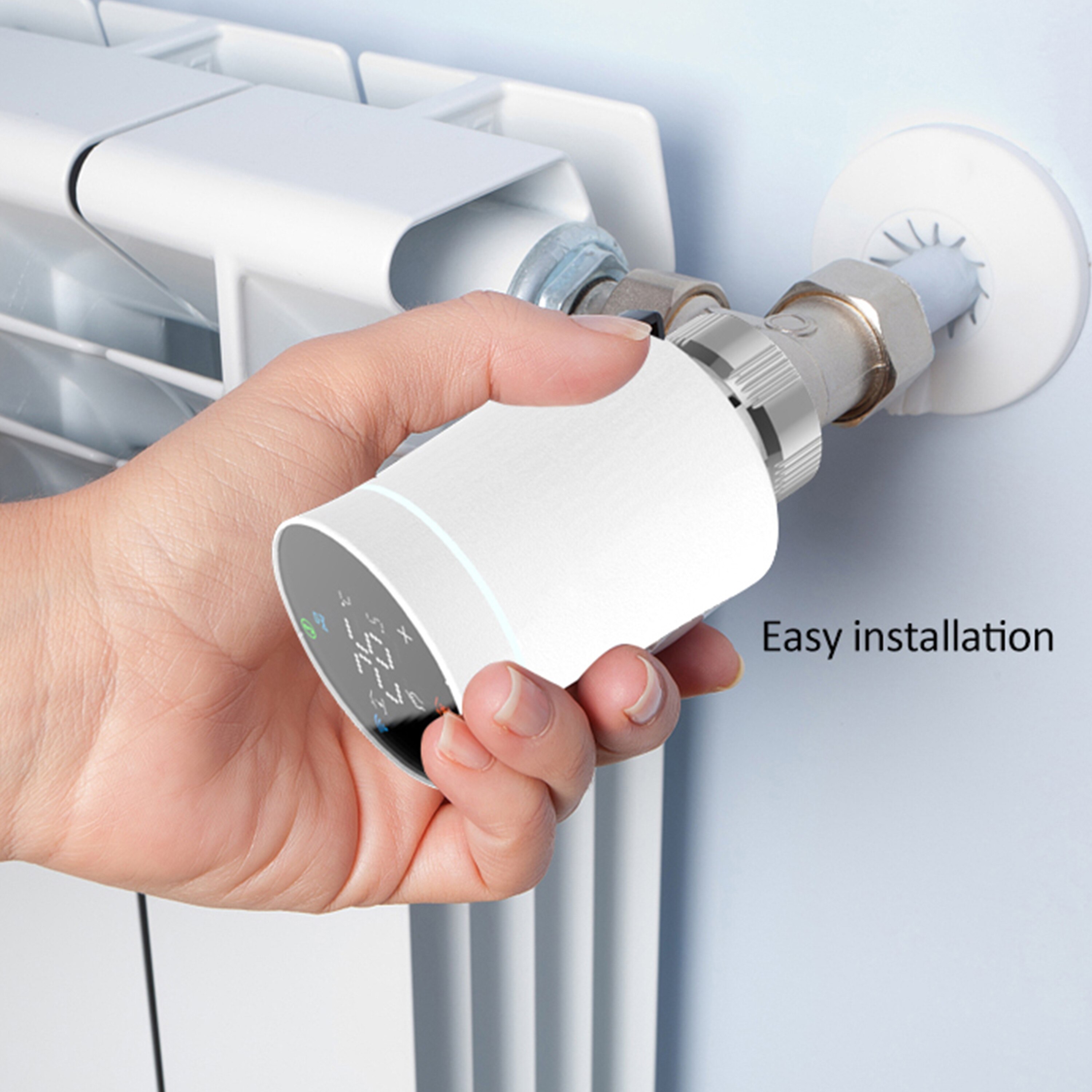 Touch Buttons 3.0V WIFI Thermostatic Valves Radiat... – Grandado