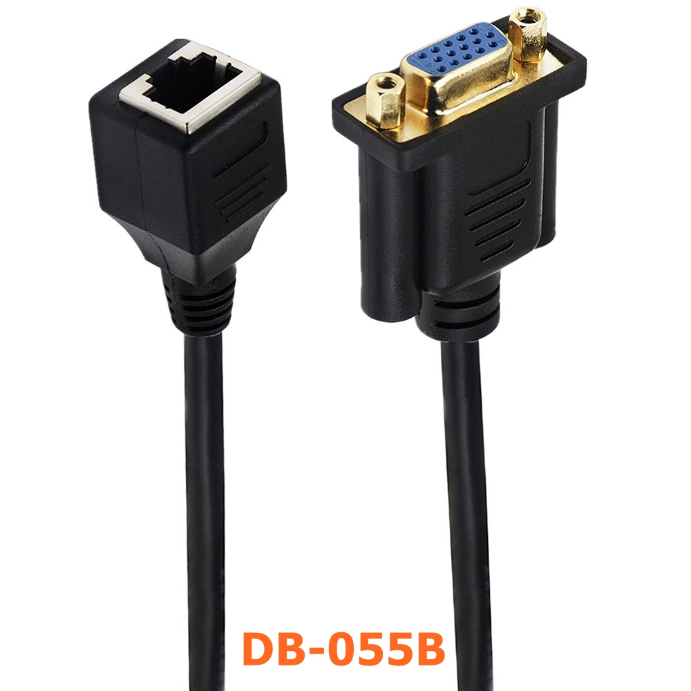 Male To Female VGA DB9 To RJ45 Adapter Cable RJ45 ... – Grandado