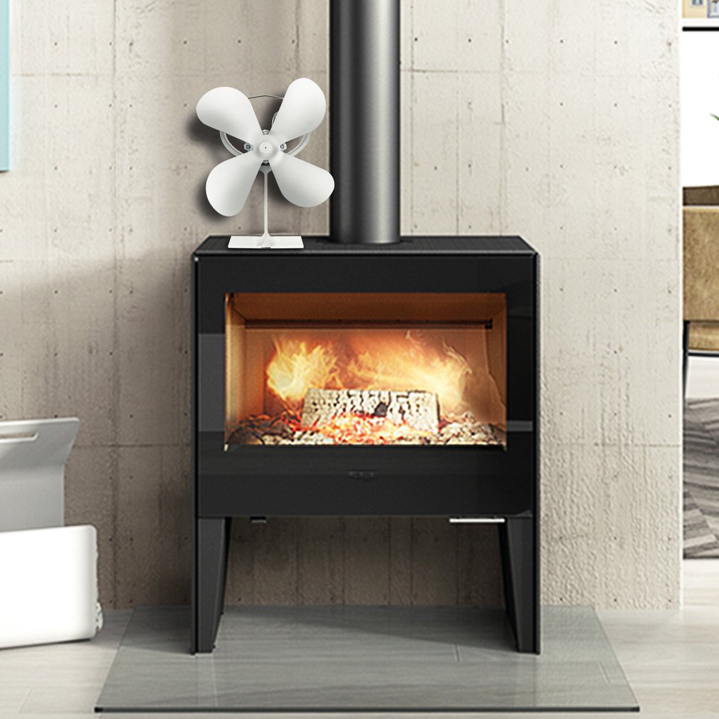 800A Thermal Power Fireplace Fan Heat Powered Wood... – Grandado