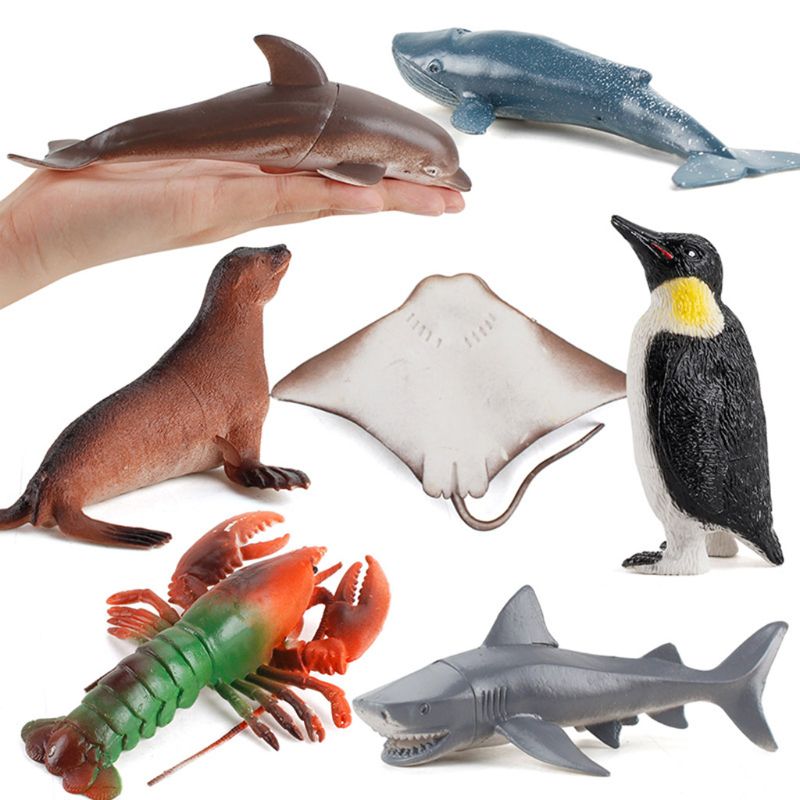 12Pcs/Set Mini Animal Model Simulation Ocean Marin... – Vicedeal