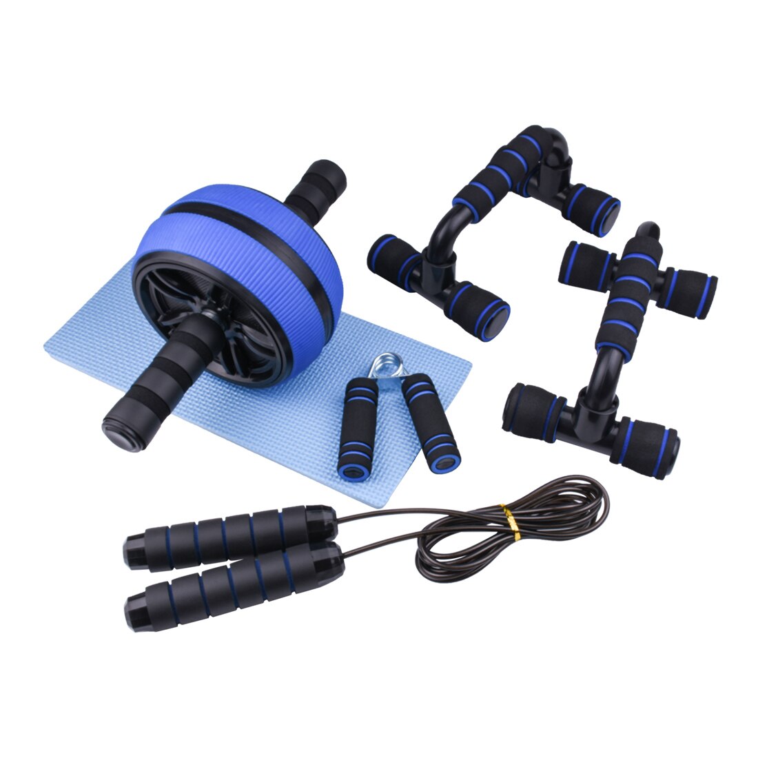 Jump Seil AB Rad Roller Kit Push-Up Bar Hand Grip ... – Vicedeal