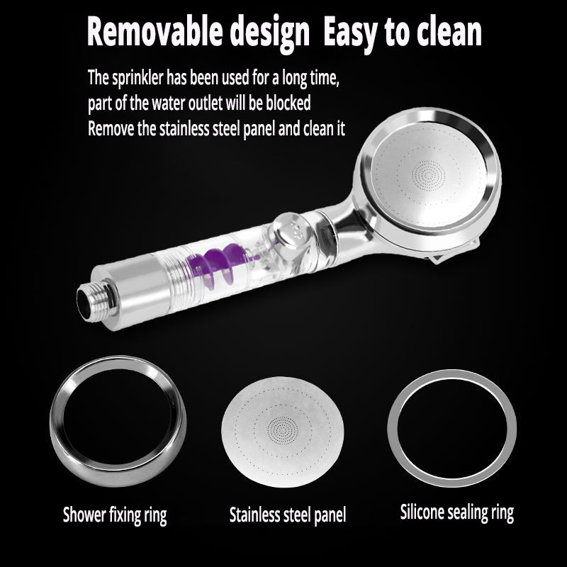 Pressurized Shower Head 3-Function SPA shower head... – Grandado