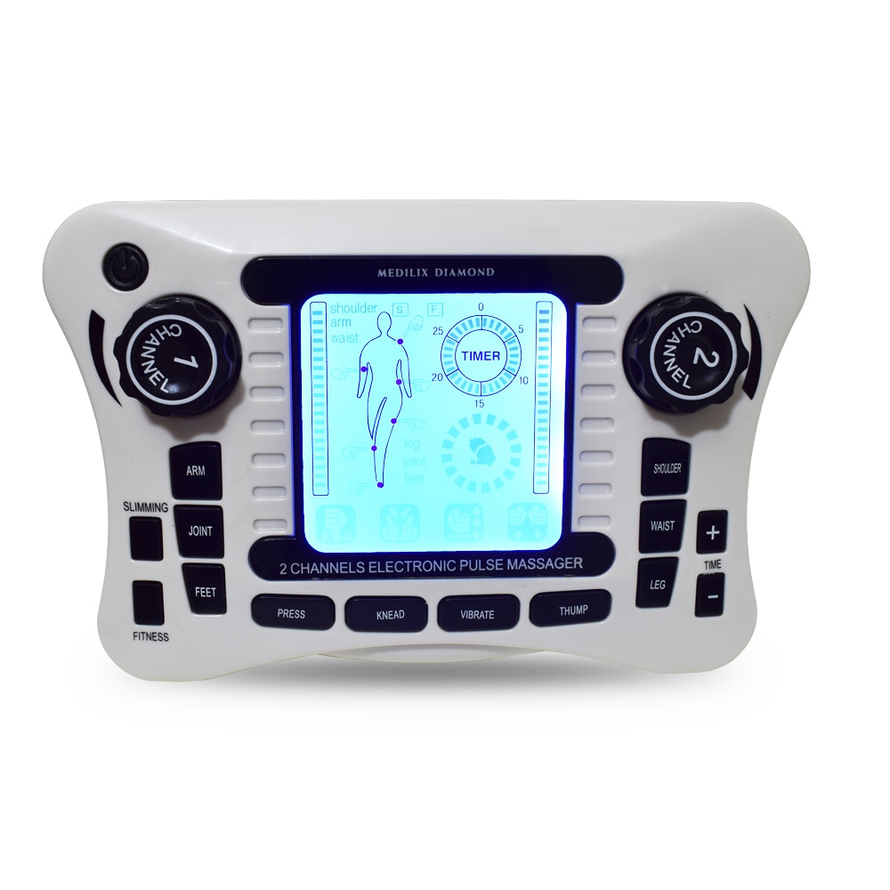 TENS UNIT/Dual channel output TENS EMS pain relief... – Grandado