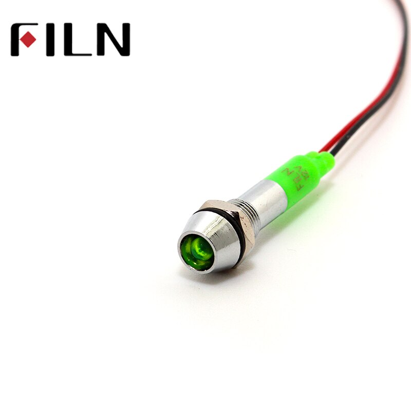 6mm panel lamp red yellow blue green white 12v 220... – Vicedeal