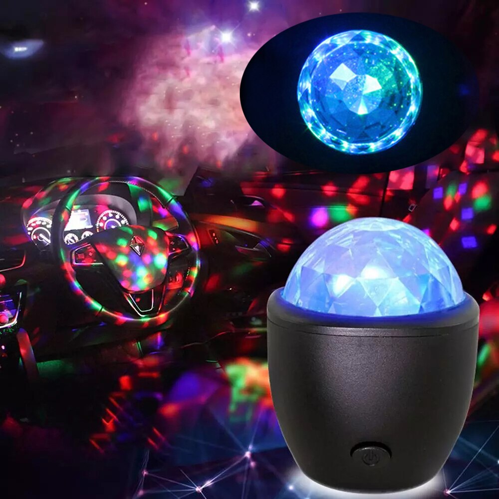 LED USB Mini Voice Activated Crystal Magic Ball Le... – Vicedeal