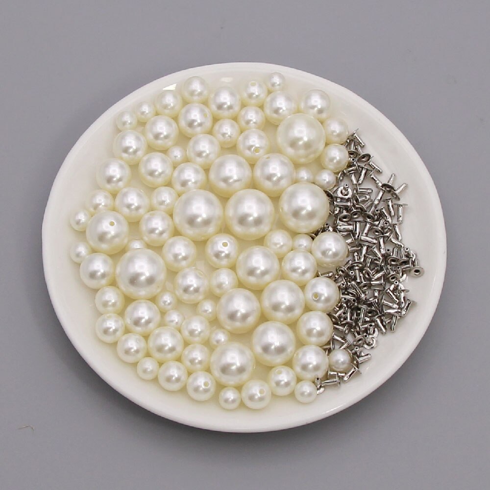 10/50/100 pakker nitte akrylperler efterligning pe... – Grandado