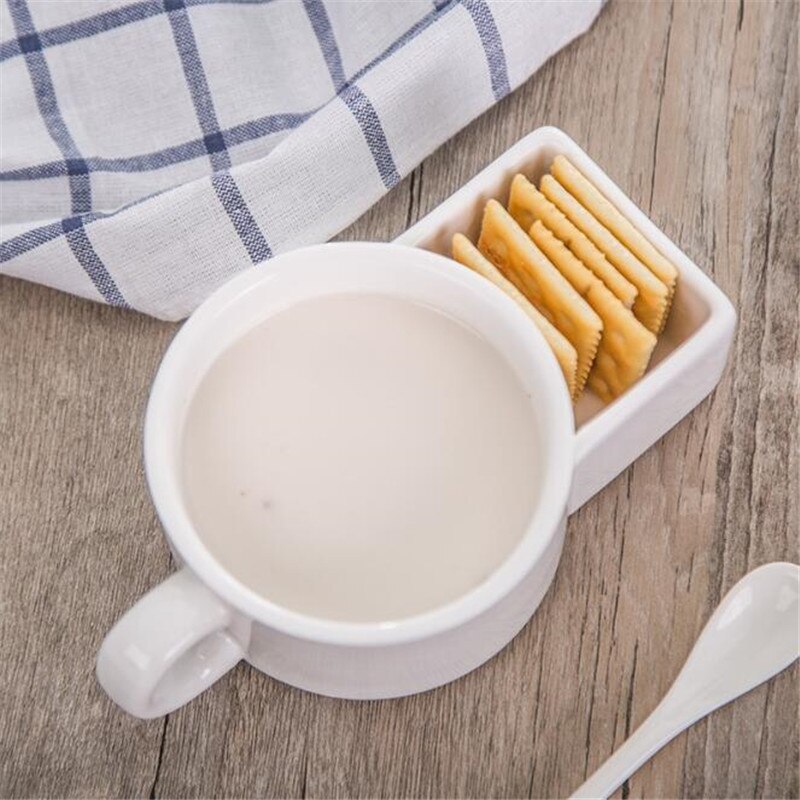 Kaffekopp kaffemugg med kexkaka dessertficka rolig... – Vicedeal