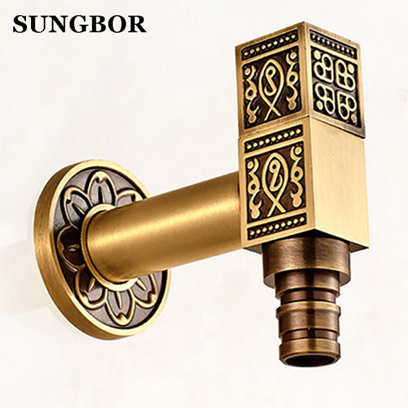 Top Antique Brass Bathroom Laundry Wall Mount Wash... – Vicedeal