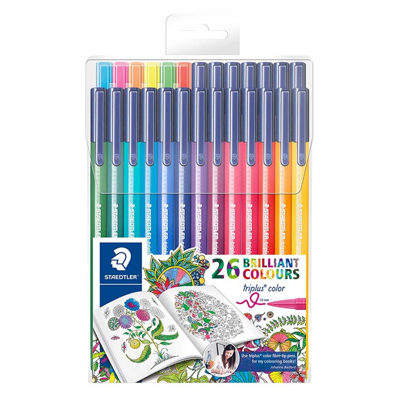 STAEDTLER Lost Ocean 323 26 6-color Triangle Paint... – Grandado