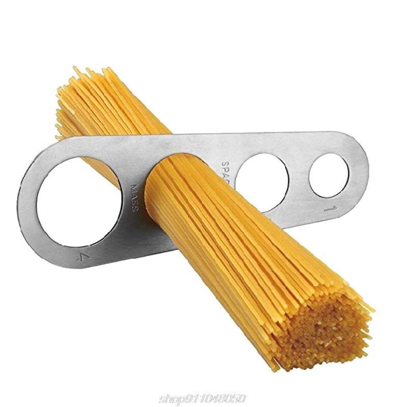 Rvs Spaghetti Measurer Tool Met 4 Gaten Pasta Port... – Grandado