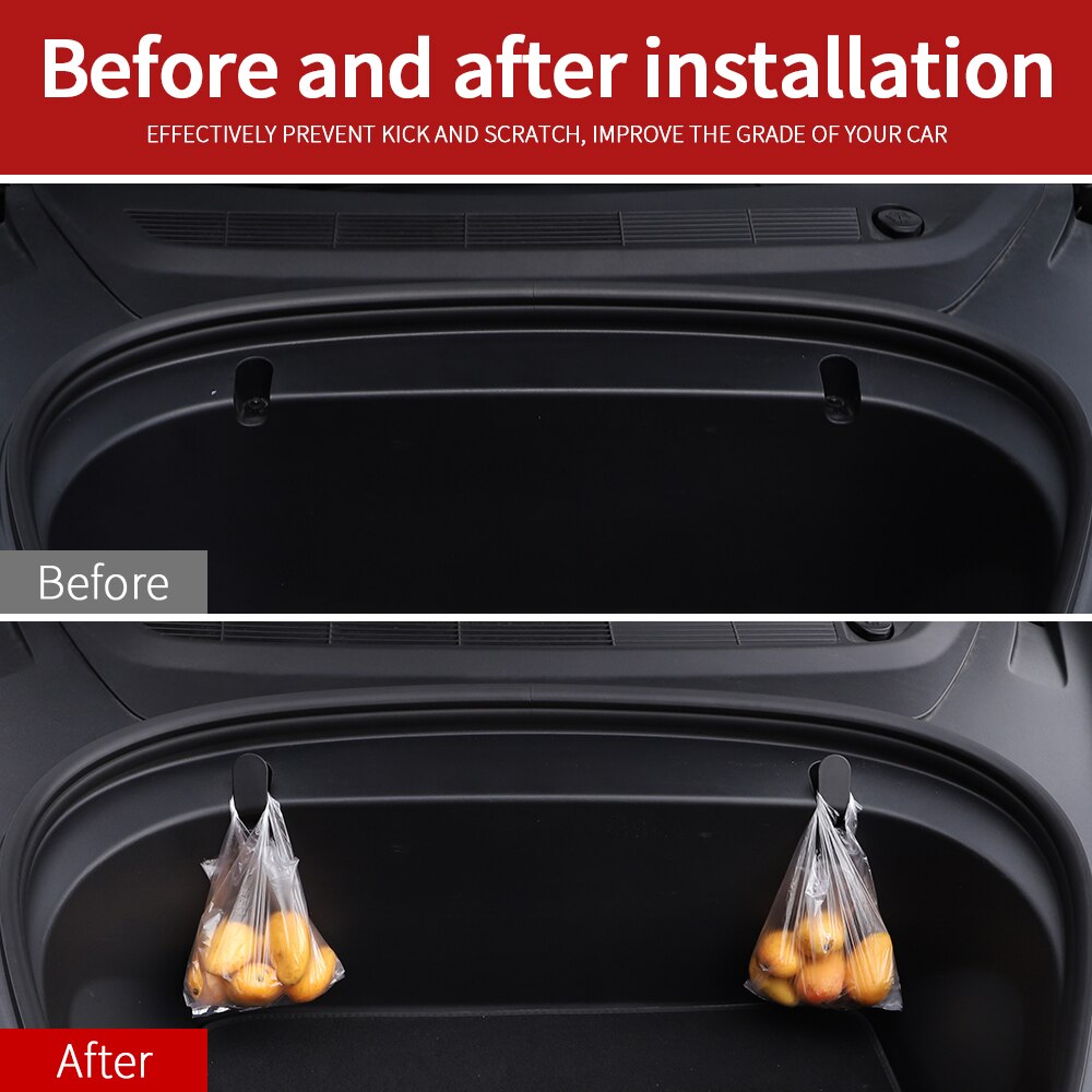 2pcs Front Trunk Hook for tesla model 3 ABS Auto F... – Grandado
