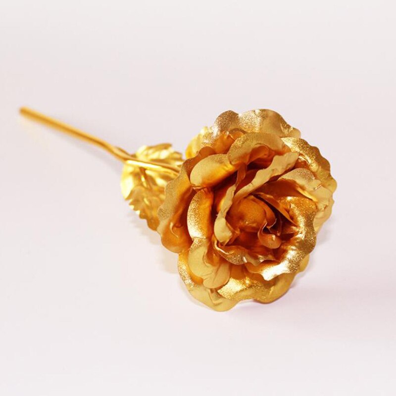 24K Gold Foil Rose Flower Emulated Flower Valentin... – Vicedeal