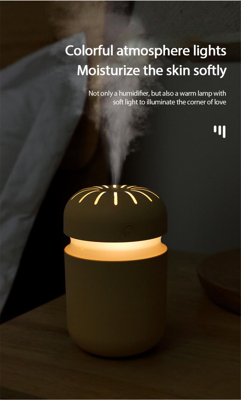 Ultrasone Mini Luchtbevochtiger 300Ml Essentiële O... – Grandado