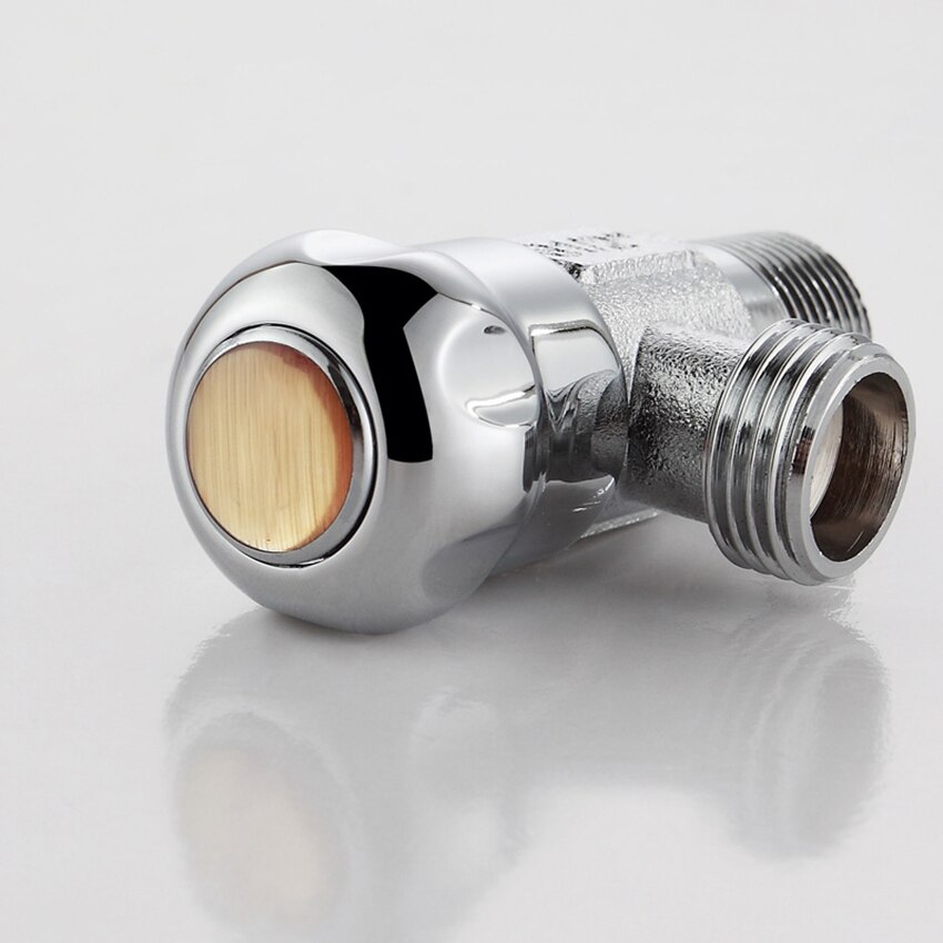 Brass Chrome Plated Quarter Turn Water Angle Stop ... – Grandado