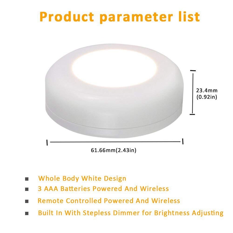 LED Night Light 3 Kleuren Draadloze Afstandsbedien... – Vicedeal