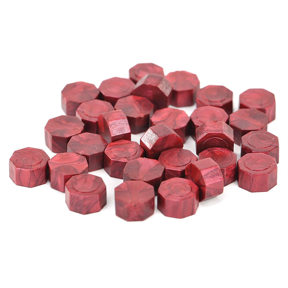 100pcs Vintage Sealing Wax Octagon Tablet Pill Ret... – Grandado