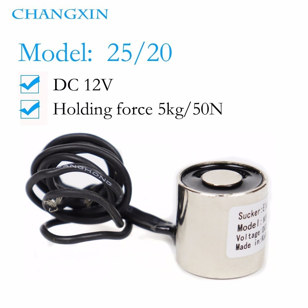 25*20mm 5kg 50n Waterproof Mini Electromagnet Dc 6... – Grandado