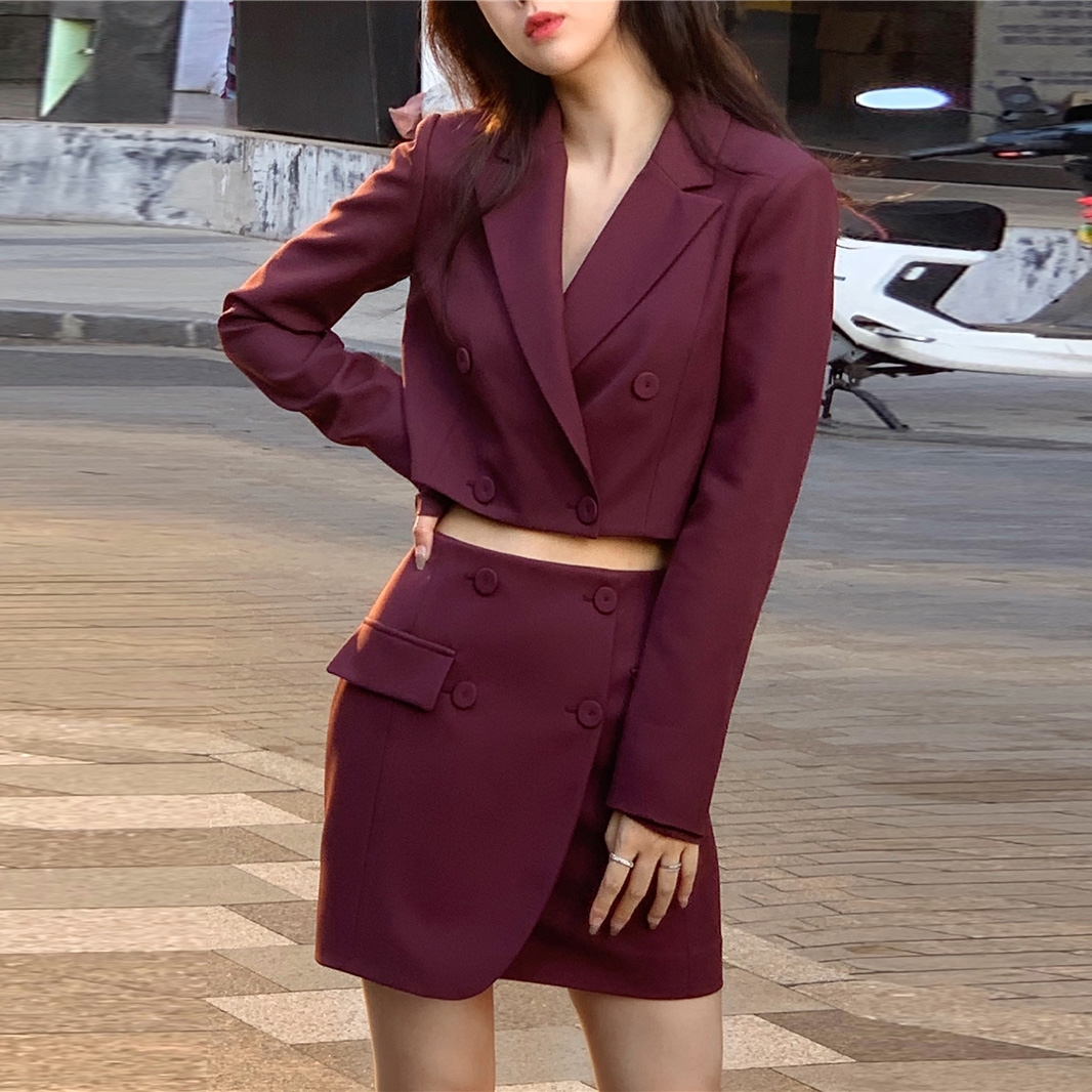 Bornladies Spring 2 Piece Sets Stylish Blazer Suit... – Grandado