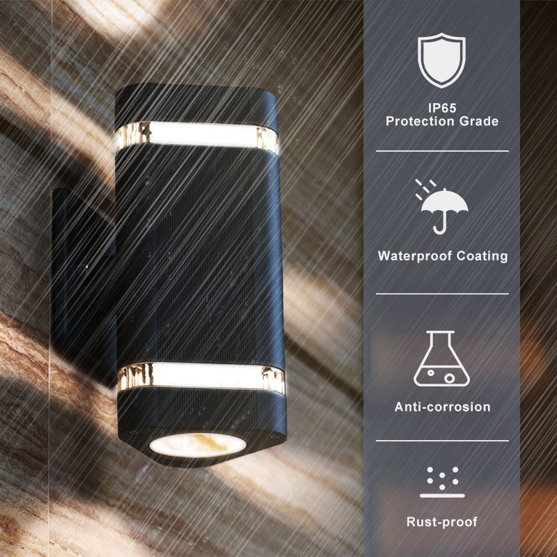 LMP Outdoor Led Lichter Up Down Wall Lighting Vera... – Grandado