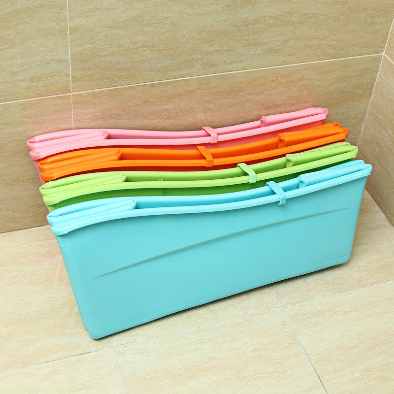 Baby Simple Folding Blue Bathtub Kids Bathroom Tub – Grandado