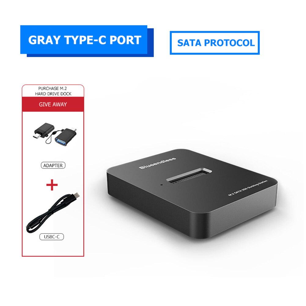 M.2 Sata Ssd Behuizing Usb 3.1 Type-C Docking Stat... – Grandado