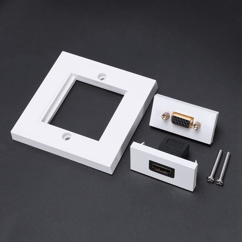 86 x 86Mm Wall Face Plate 15 Hole Vga Outlet + Hdm... – Vicedeal