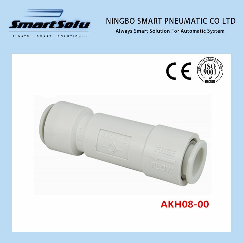 SMC type fittings AKH08-00 O.D 8mm straight type w... – Grandado