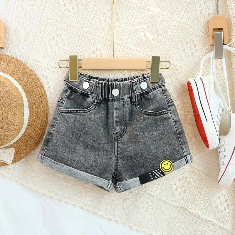 Girls denim shorts summer children's wear deni... – Vicedeal