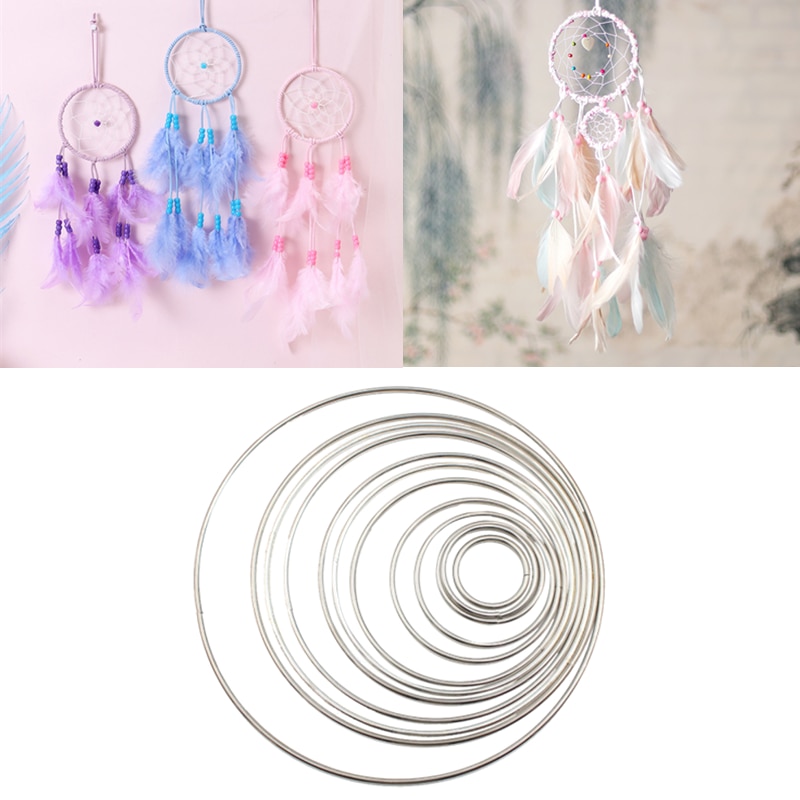 1 Pcs Metalen Dream Catcher Ronde Hoop Ring Diy Ha... – Grandado