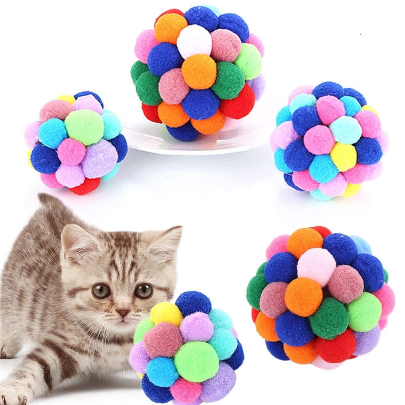 1PC Handmade Popular Colorful Cat Toy Interactive ... – Vicedeal