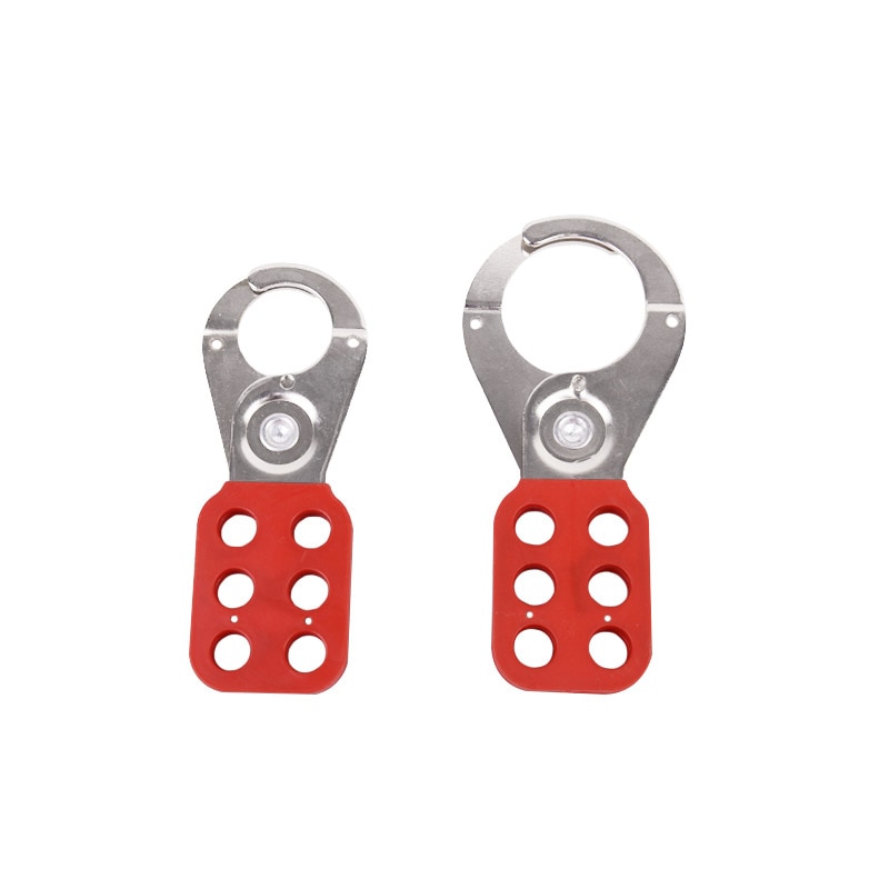Red Industrial safety lockout Hasps Six Hole steel... – Vicedeal