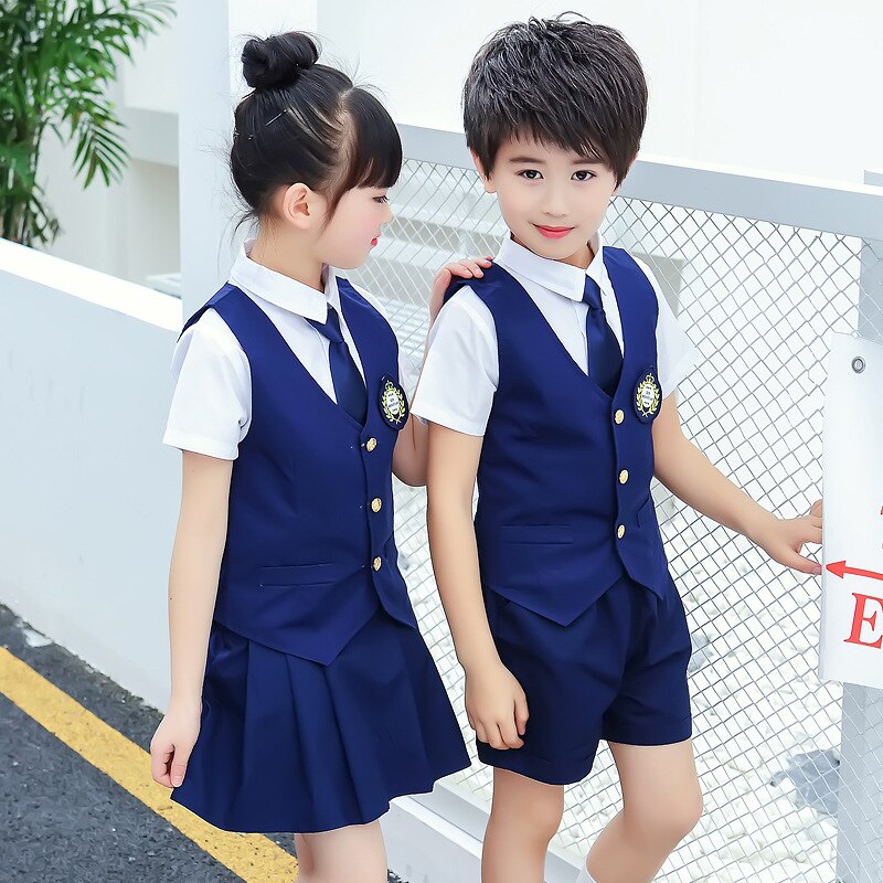 Summer school uniforms kindergarten sets of clothi... – Vicedeal