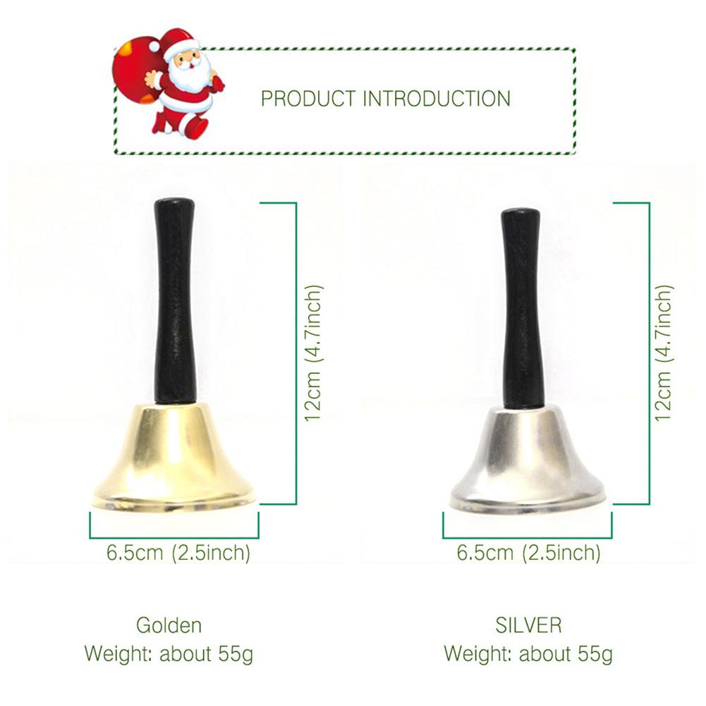 Santa Hand Bel Grappige Rvs Christmas Bell Jingle ... – Grandado