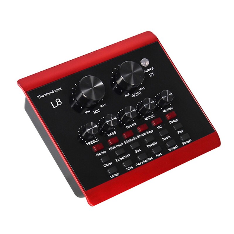 L8 Portable Sound Card 12 Kinds Sound Effect Live ... – Grandado
