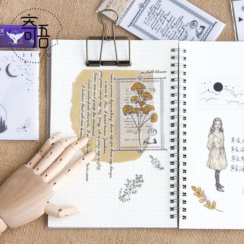 Bos Serie Transparant papier Memo Pad Bloem Brief ... – Grandado