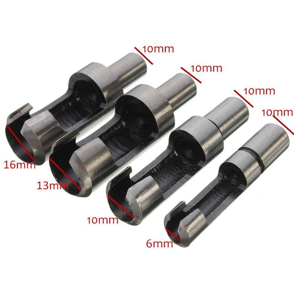 8Pcs 5/8 "1/2" 3/8 "1/4" carbon steel wood plug ho... – Vicedeal