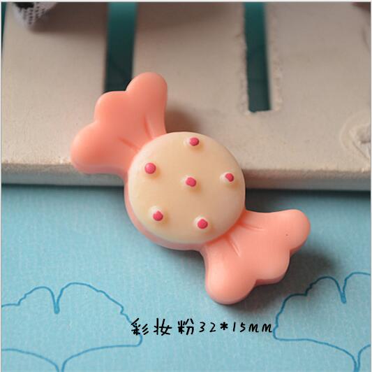 30Pcs Mix Colors Candy Resin Flatback Cabochon Dec... – Grandado