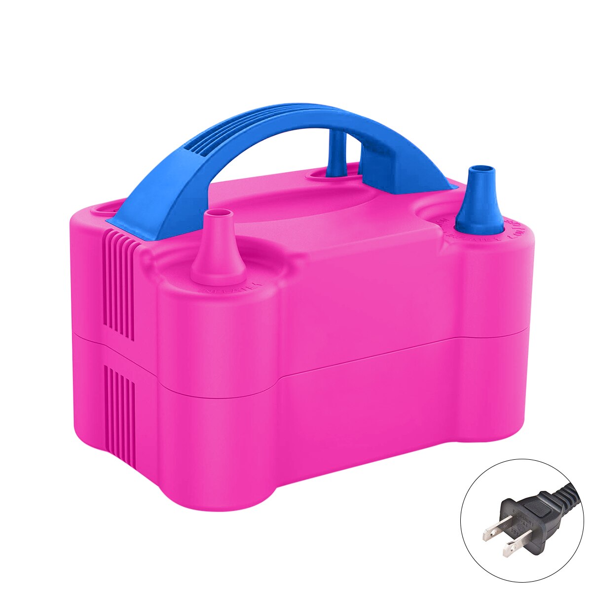 Portable Electric Balloon Pump Pink Double Air Hol... – Grandado