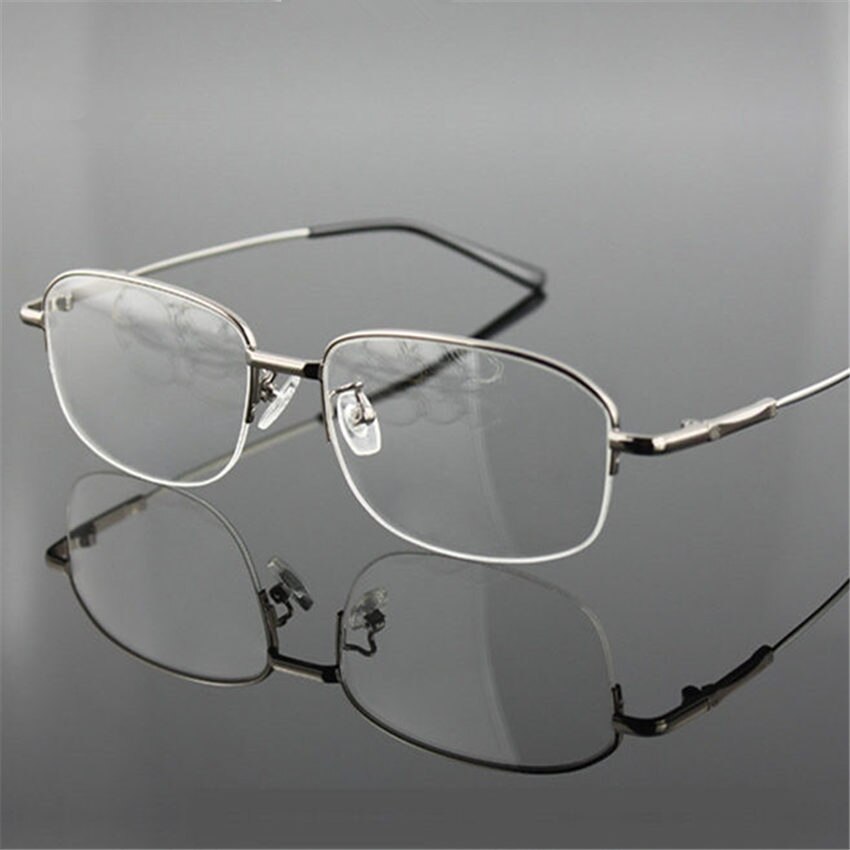 YOOSKE Memory Titanium Glasses Half Frame Optical ... – Grandado