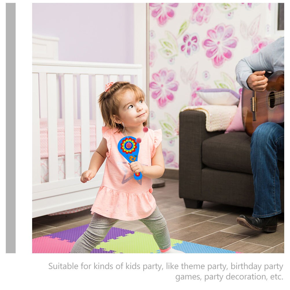 8pcs DIY Wooden Rackets Paddle Shape Wooden Racket... – Grandado