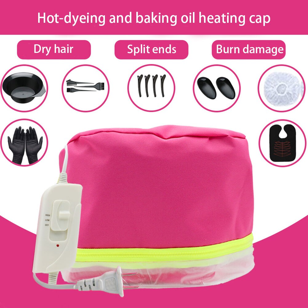 Deep Conditioning Heat Cap Hair Care Hat Set Adjus... – Grandado