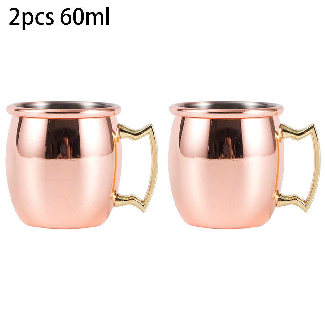 2Pcs Mini Shot Mug Cup 60ml Cocktail Shotglass Wed... – Vicedeal