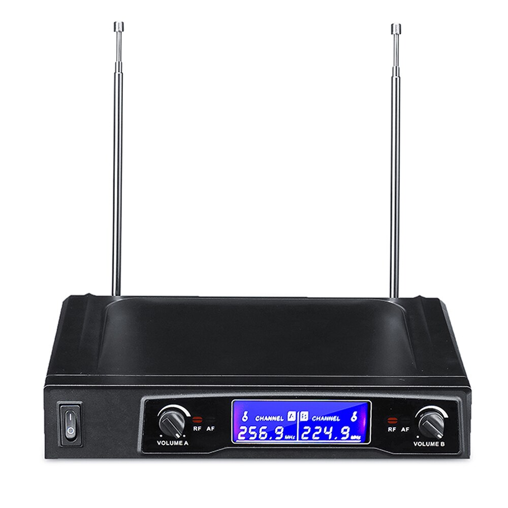 Microphones UHF 2 CH Cordless Dual Handheld Microp... – Grandado