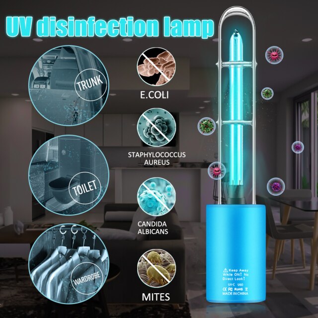 UV Sterilizer Lamp Air Purifier USB Rechargeable U... – Vicedeal