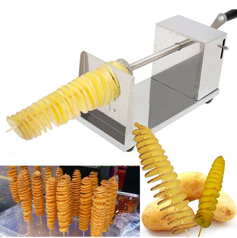 Stainless Steel Manual Tornado Potato Machine Spir... – Vicedeal