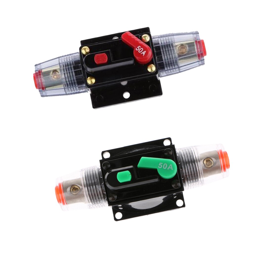 2pcs 50 Amp Manual Reset Circuit Breaker Switch 12... – Grandado