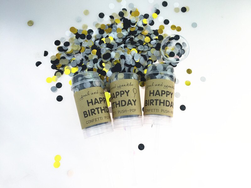 10pcs/pack Reusable Happy Birthday Party Push Up C... – Grandado